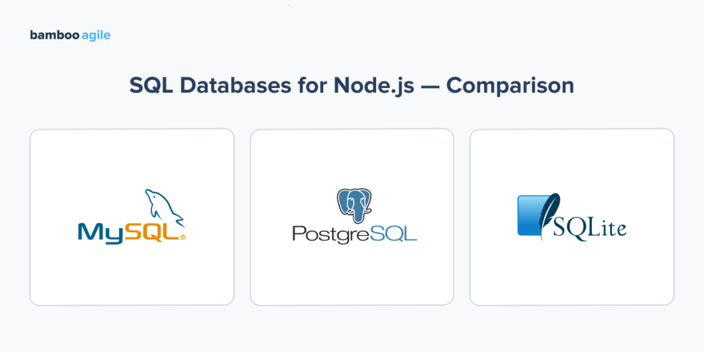 What Is the Best Database for Node.js? [2023 update] - Bamboo Agile