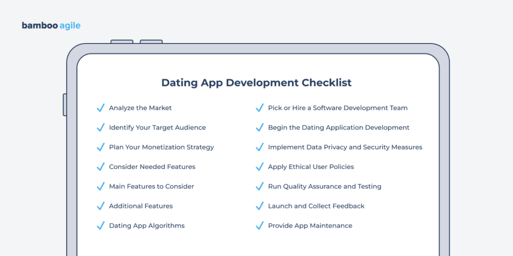 How to Create a Dating App: Features, Costs, Checklist - Bamboo Agile