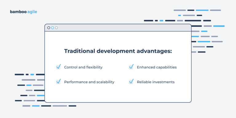 Low-Code vs. Traditional Development | Bamboo Agile Insights